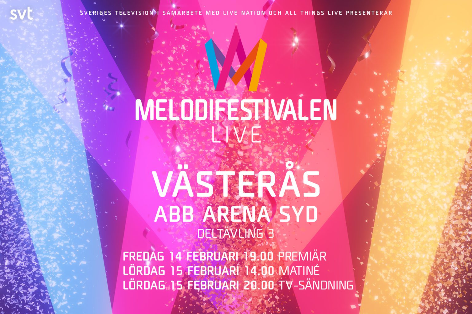 Melodifestivalen till Västerås 2025! - Visit Västerås